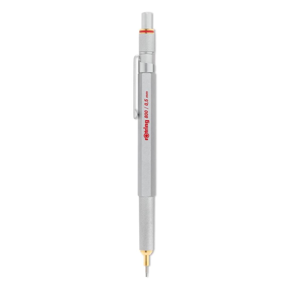 Rotring 800 Μηχανικό Μολύβι 0.5 Silver|KYBOS Online
