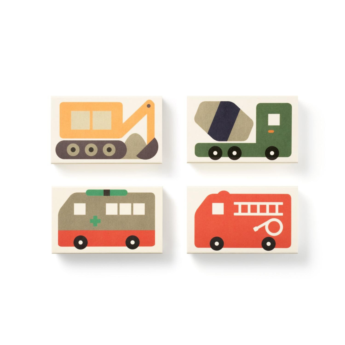 Goober Σετ Κραγιόν Crayon Block Car Set 4